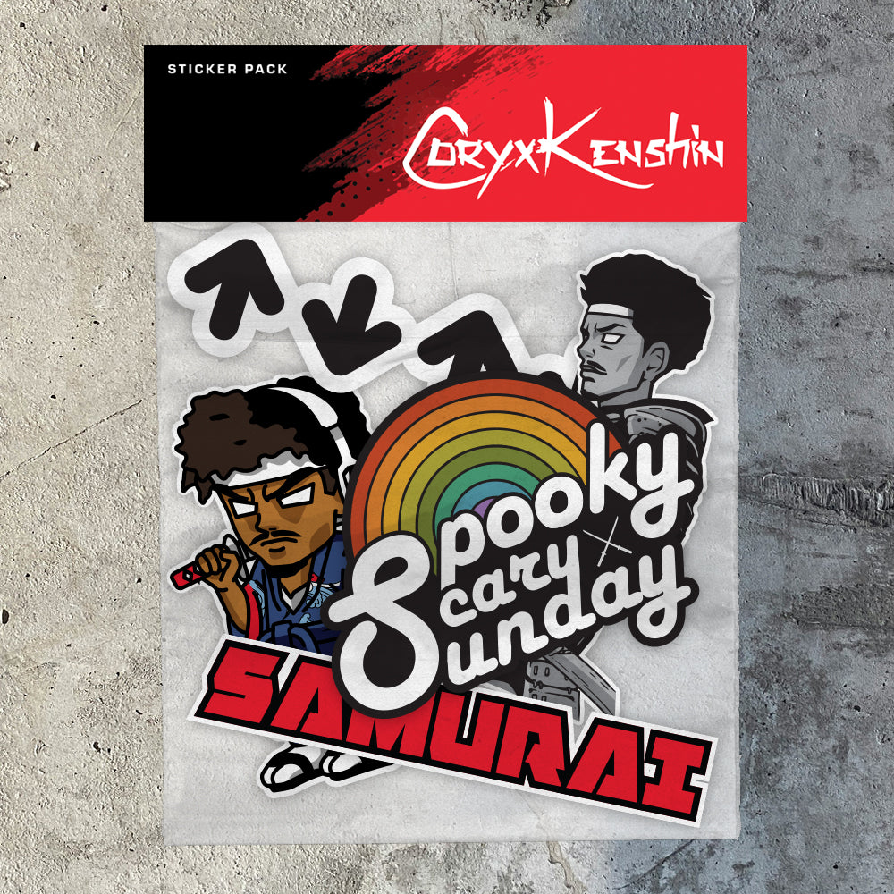 Spooky Scary Sunday Sticker Pack – CoryxKenshin